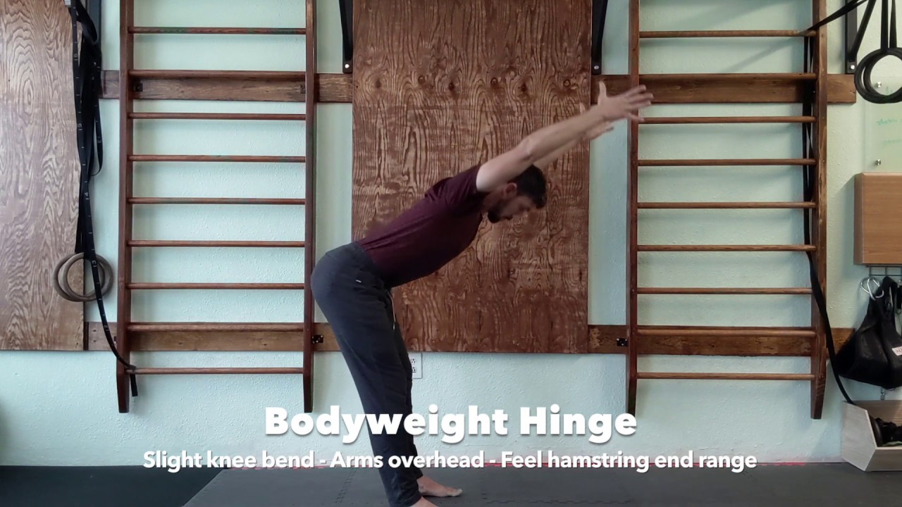 Bodyweight Hinges (Demo) - YouTube