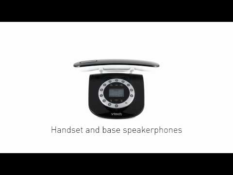 VTech® LS6195 Retro Phone: Style Meets Functionality