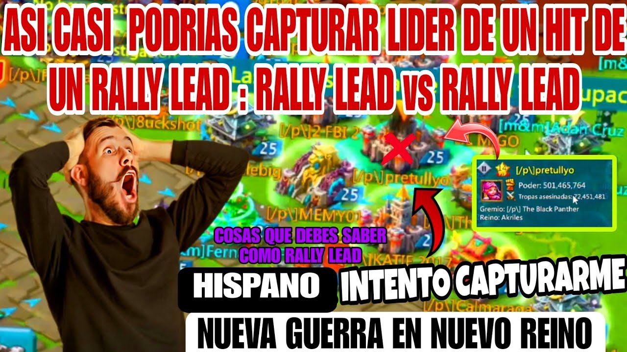 ASI CASI PODRIAS CAPTURAR LIDER DE UN HIT DE UN RALLY LEAD :RALLY LEAD ...