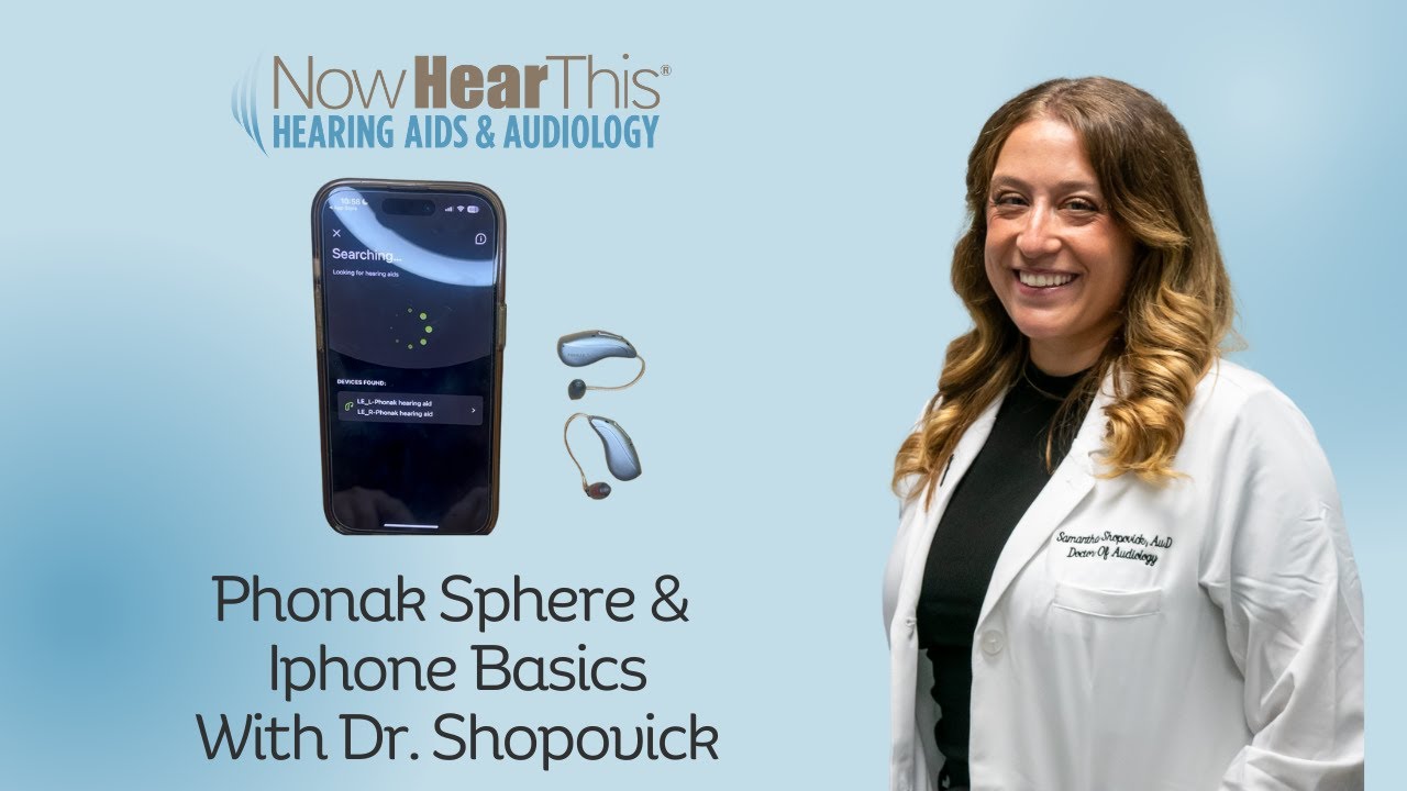 Phonak Sphere Phone App Basics - YouTube