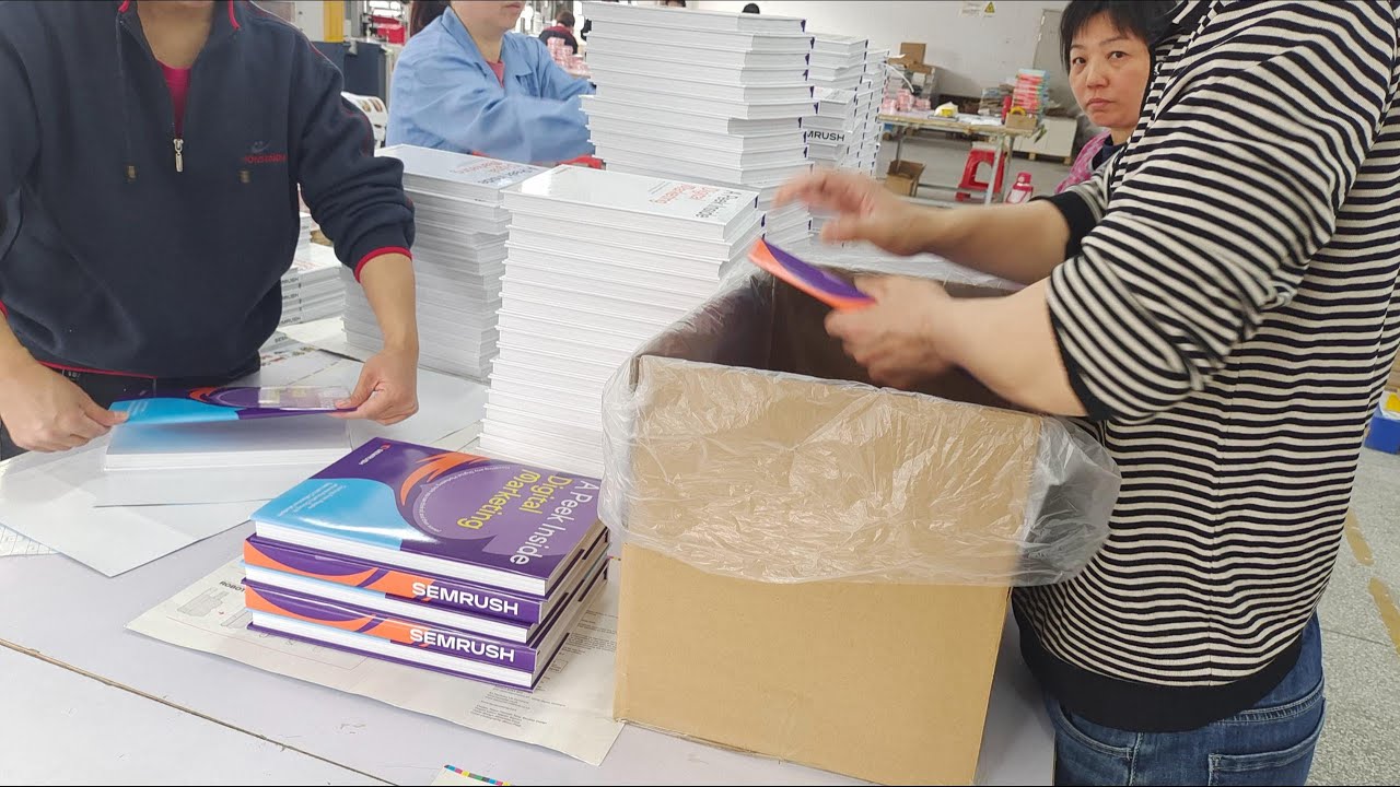 Hardcover Book Printing with Dust Jacket - YouTube