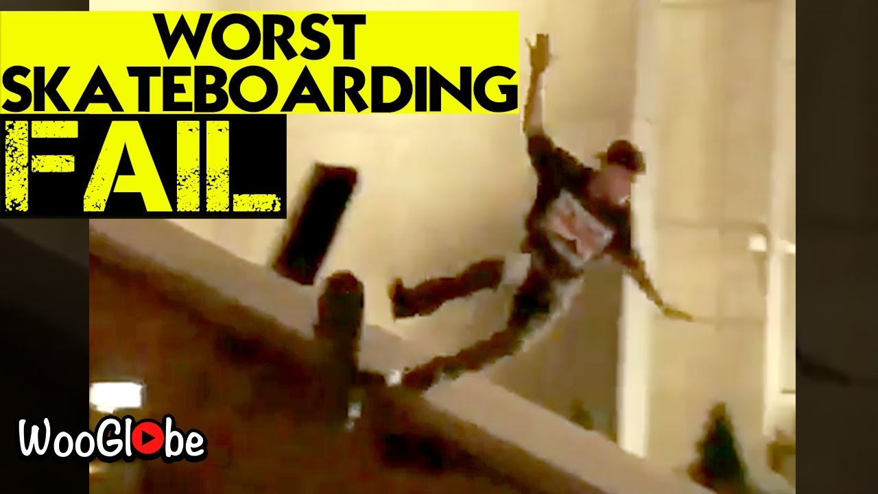 Skater Fail - Skater Falls Down The Stairs - YouTube