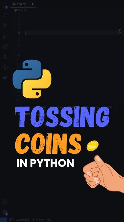 Coin Toss Using Python Python Code Programming Pythonprogramming Learnpython Coding Youtube 6506