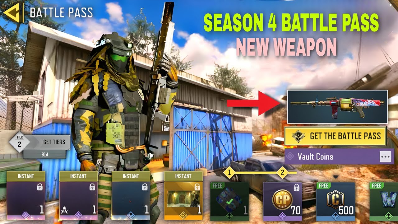 *NEW* Codm Season 4 Battle pass Leaks 2024 | How To Get Free ...