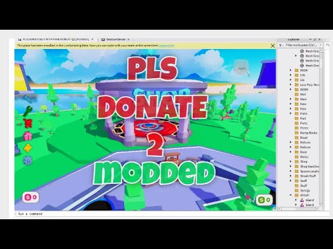 PLS DONATE 2 MODDED **NEW** new trees, map, buttons - YouTube