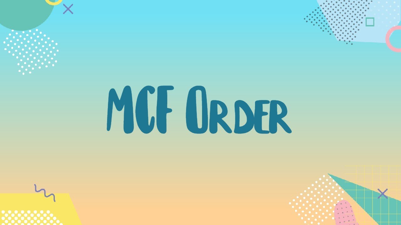 What are MCF Orders | Amazon | - YouTube
