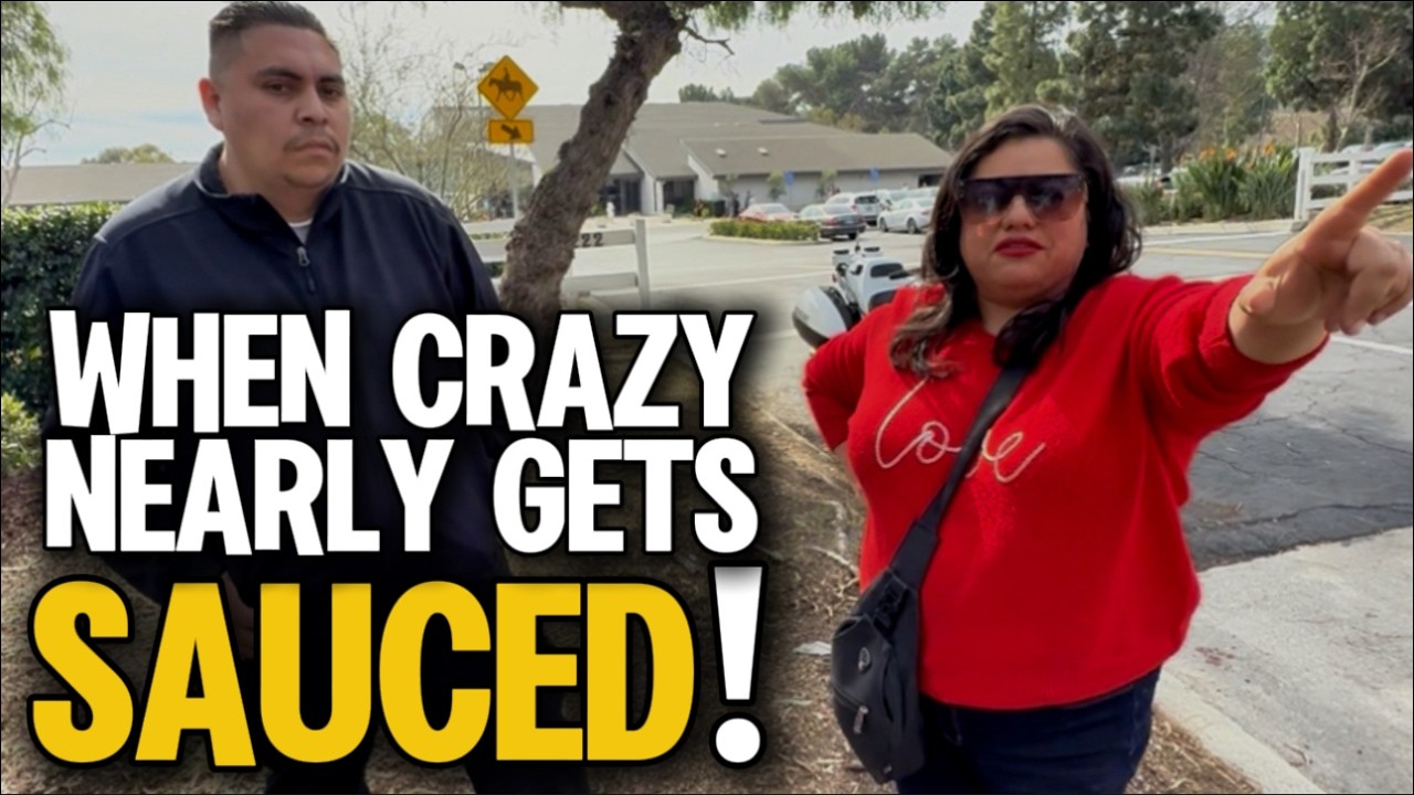 CRAZY ANGRY MAN almost gets SAUCED over CHASING a us down - YouTube