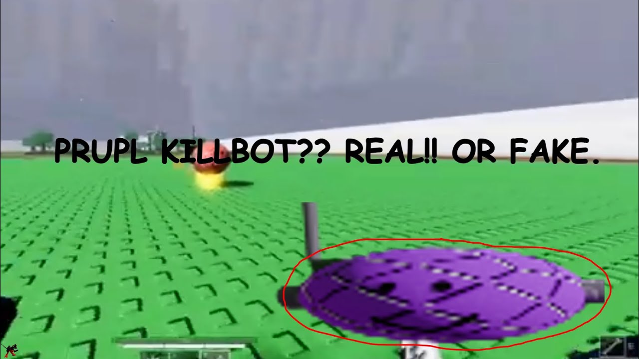 FINDING OUT IF PURPLE KILLBOT IS REAL - YouTube