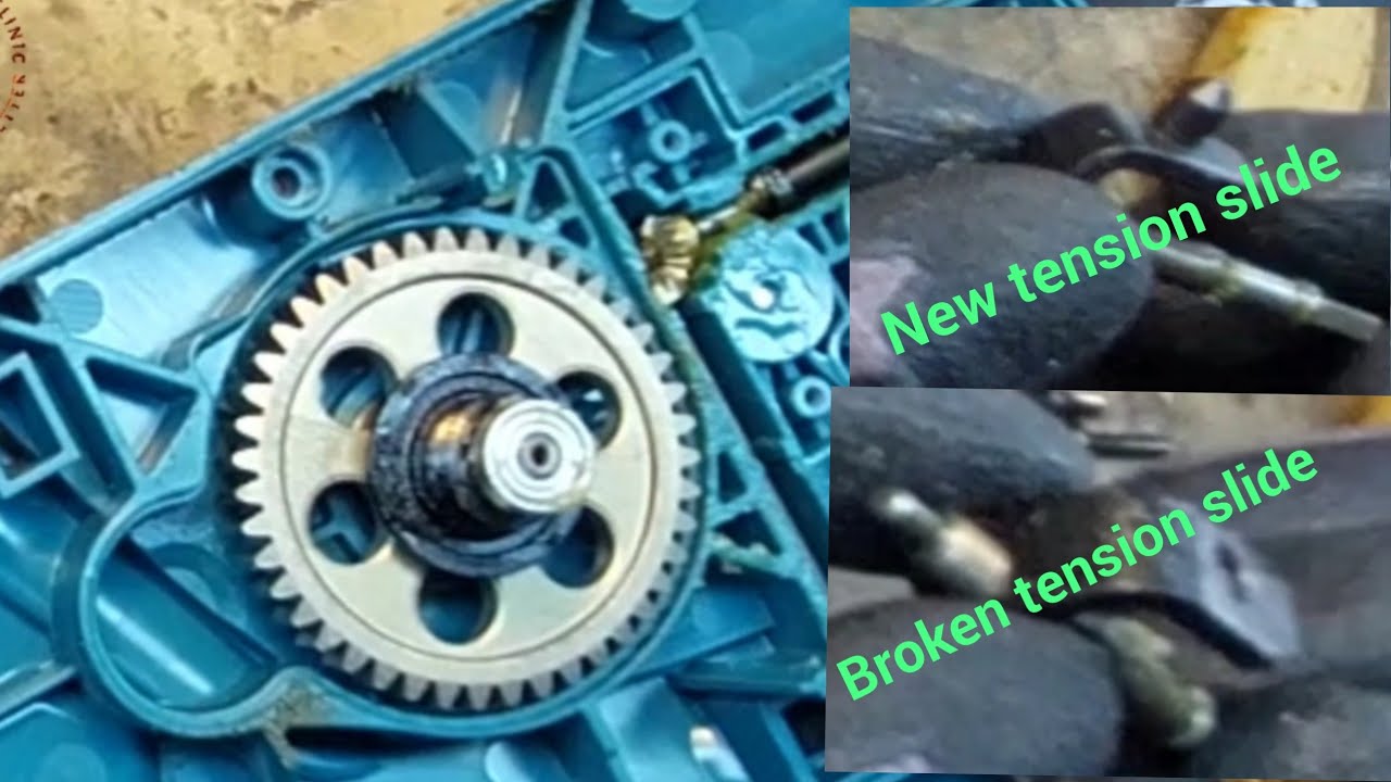 Makita Power Chain Saw tension slide - YouTube
