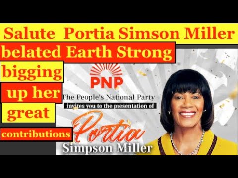 Salute to former Prime Minister Portia Simpson Miller ,happy belated ...
