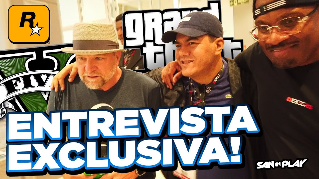 EXCLUSIVO! ENTREVISTA com os ATORES do GTA 5! - BGS 2023 com Ned Luke e ...