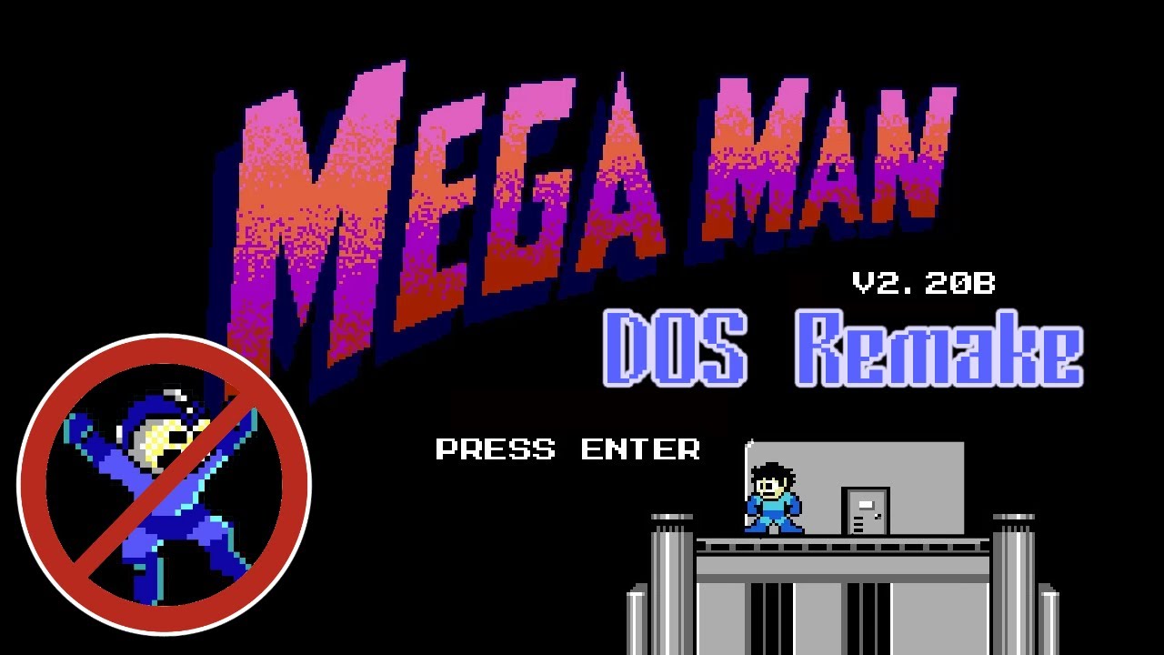 Mega Man DOS Fan Remake [PC] ☕ - YouTube