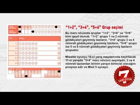 Qrup seçimi: “1+2”, “3+4”, “5+6”