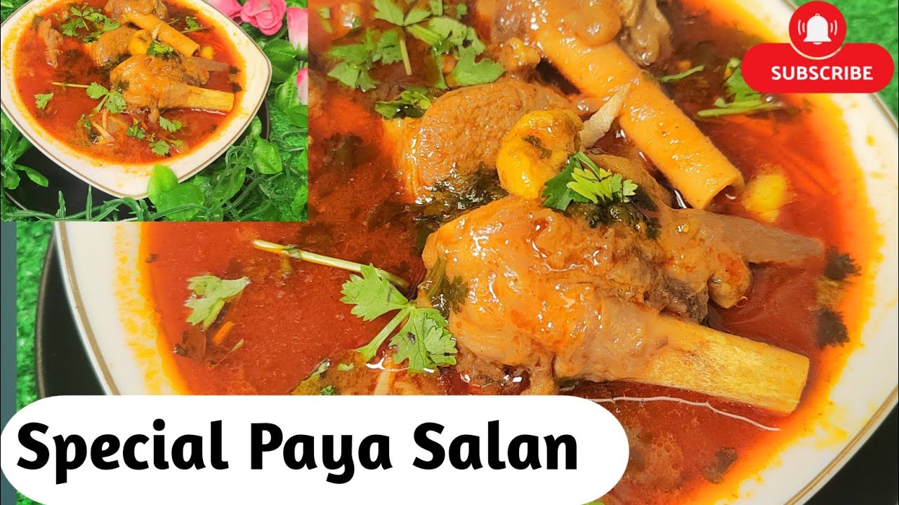 Easy way to make Paya ka Salan👌| Paya Salan Receipe | Mutton Paya Salan ...