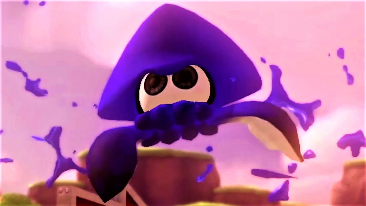 Inkling Boy turns into a Squid in Slow Motion / Mario Kart Clips - YouTube