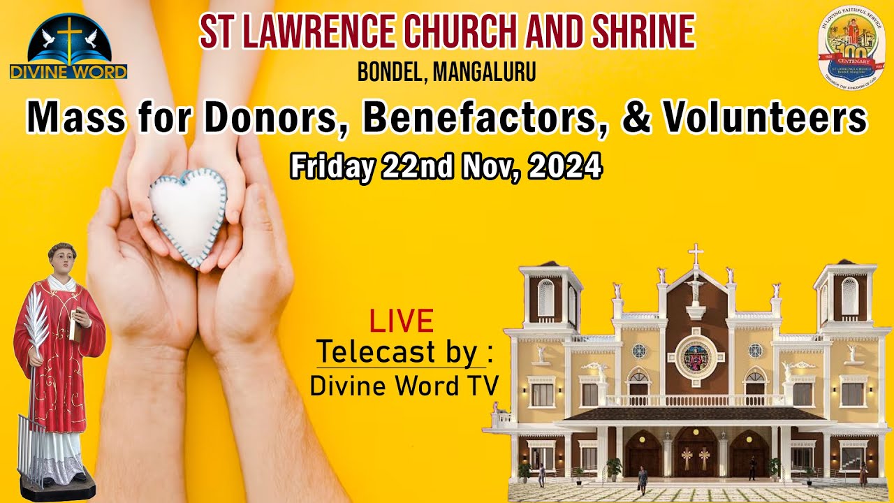 Mass for Donors, Benefactors, & Volunteers | St. Lawrence Church ...