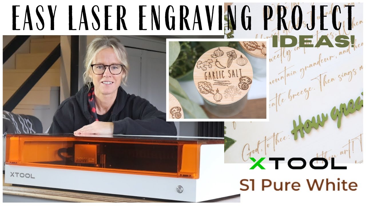 Home Laser Engraver ~ xTool S1 White Laser Projects ~ Small Business ...
