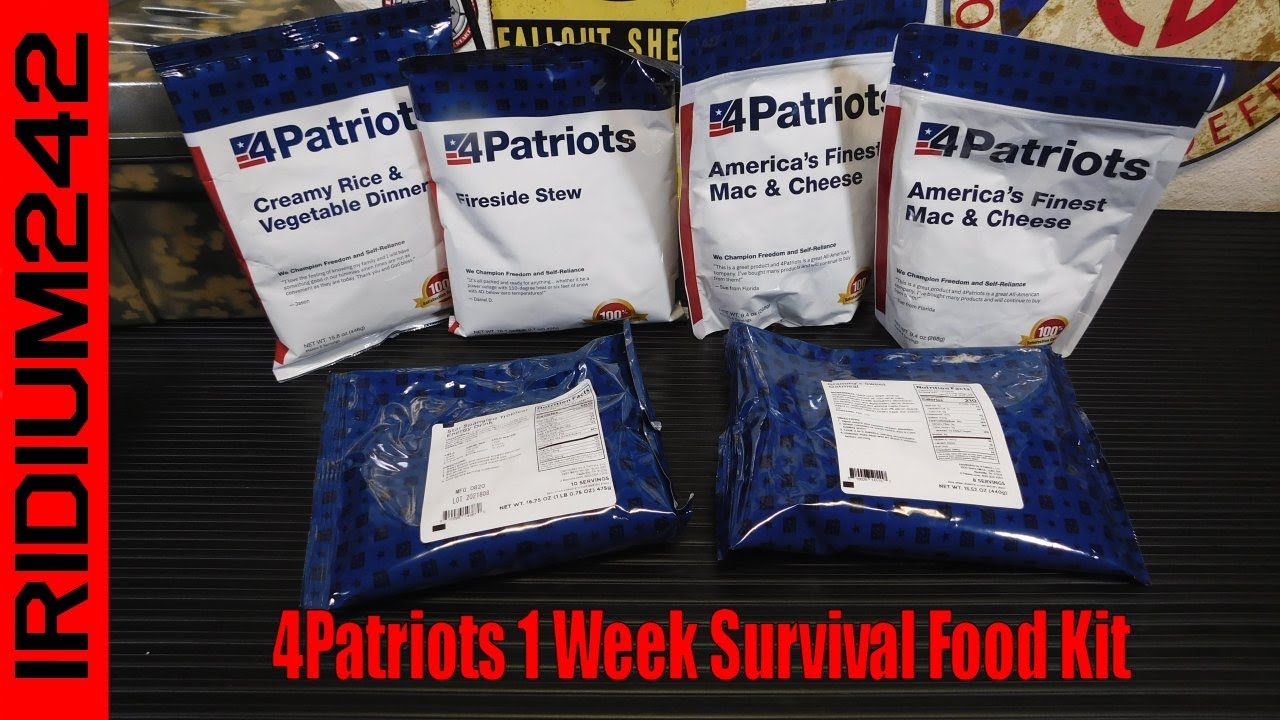 4Patriots 1 Week Survival Food Kit: Mac and Cheese Test - YouTube