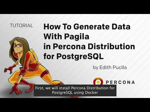 How To Generate Data With Pagila in Percona Distribution for PostgreSQL - YouTube