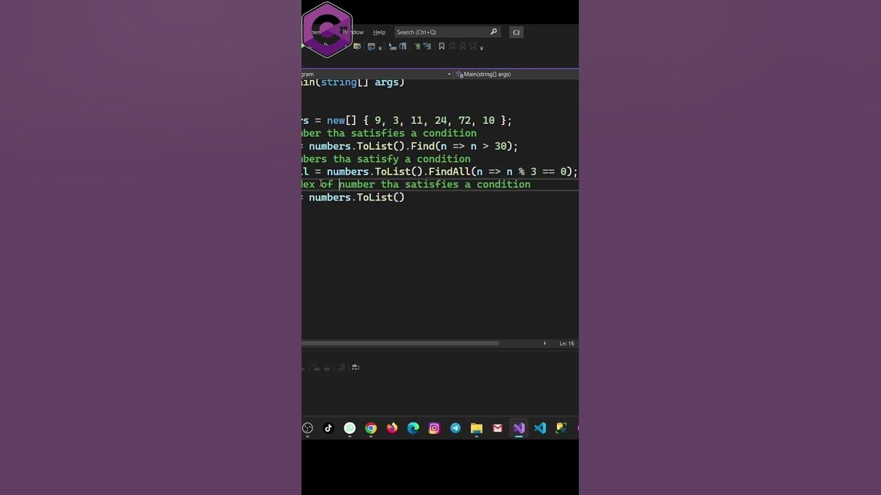 C Find Using Linq Youtube