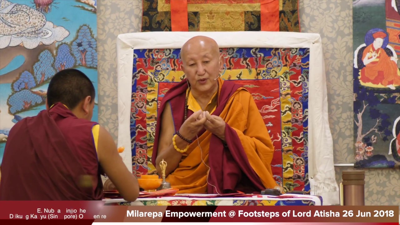 密勒日巴灌頂開示(下)__H.E.Nubpa Rinpoche Milarepa Empowerment 2018 - YouTube