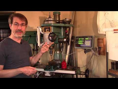 DRO Digital Read Out with 3D printed Mounting Hardware for RONG FU RF-30 Bench type Milling ...