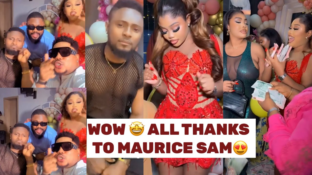 Chioma Nwaoha Biggest Birthday Suprise Party Held By Maurice Sam,Uche ...