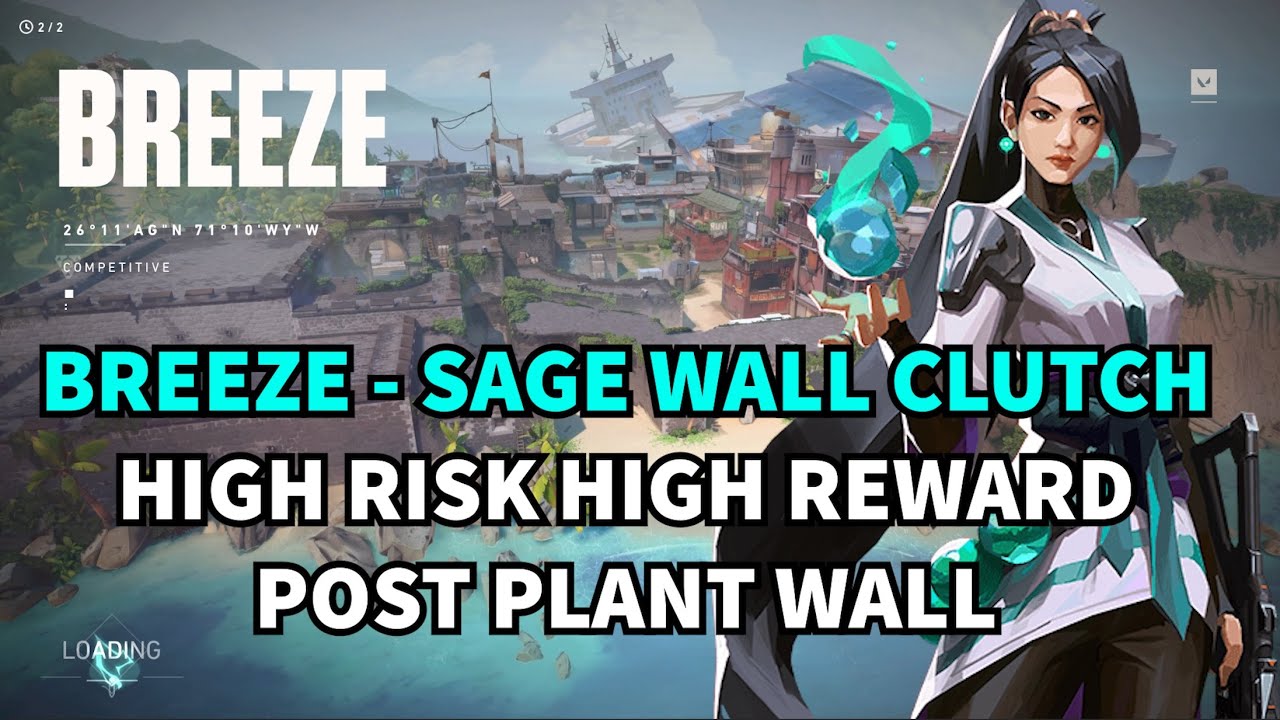 SAGE HIGH RISK HIGH REWARD WALL #valorant #valorantclips # ...