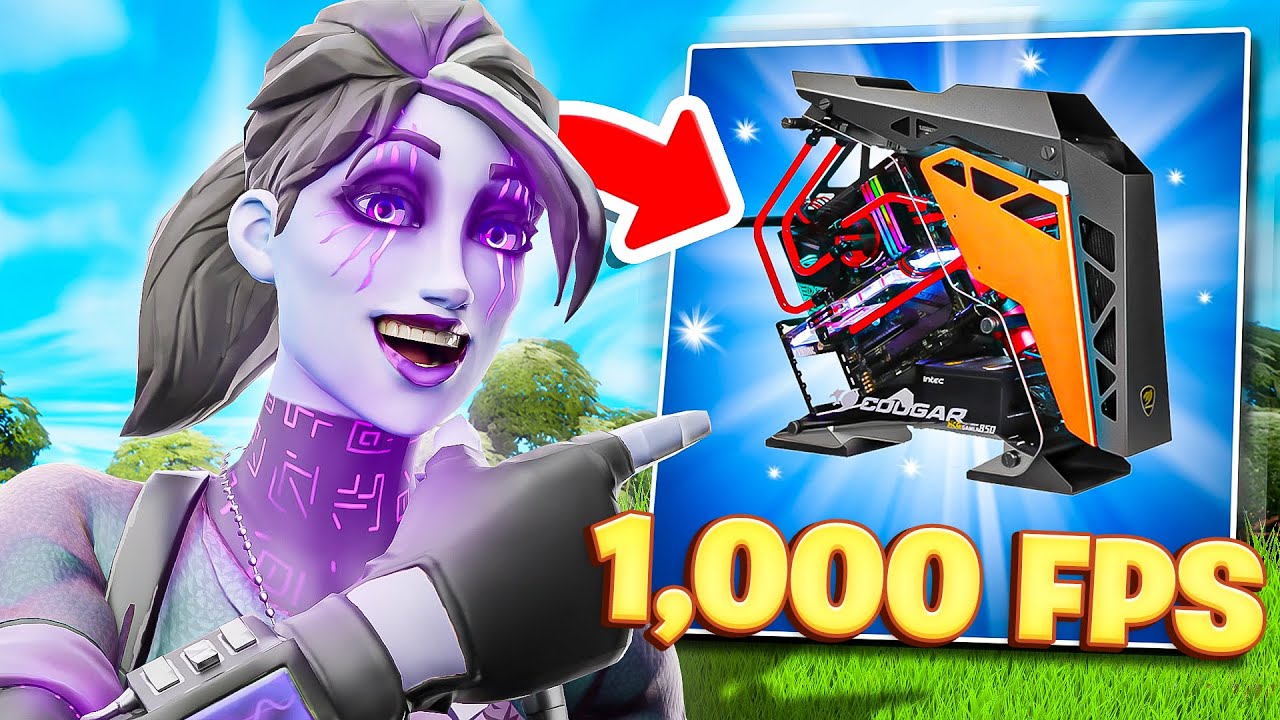 I Played Fortnite but On A *NASA* PC (1000+ FPS) - YouTube
