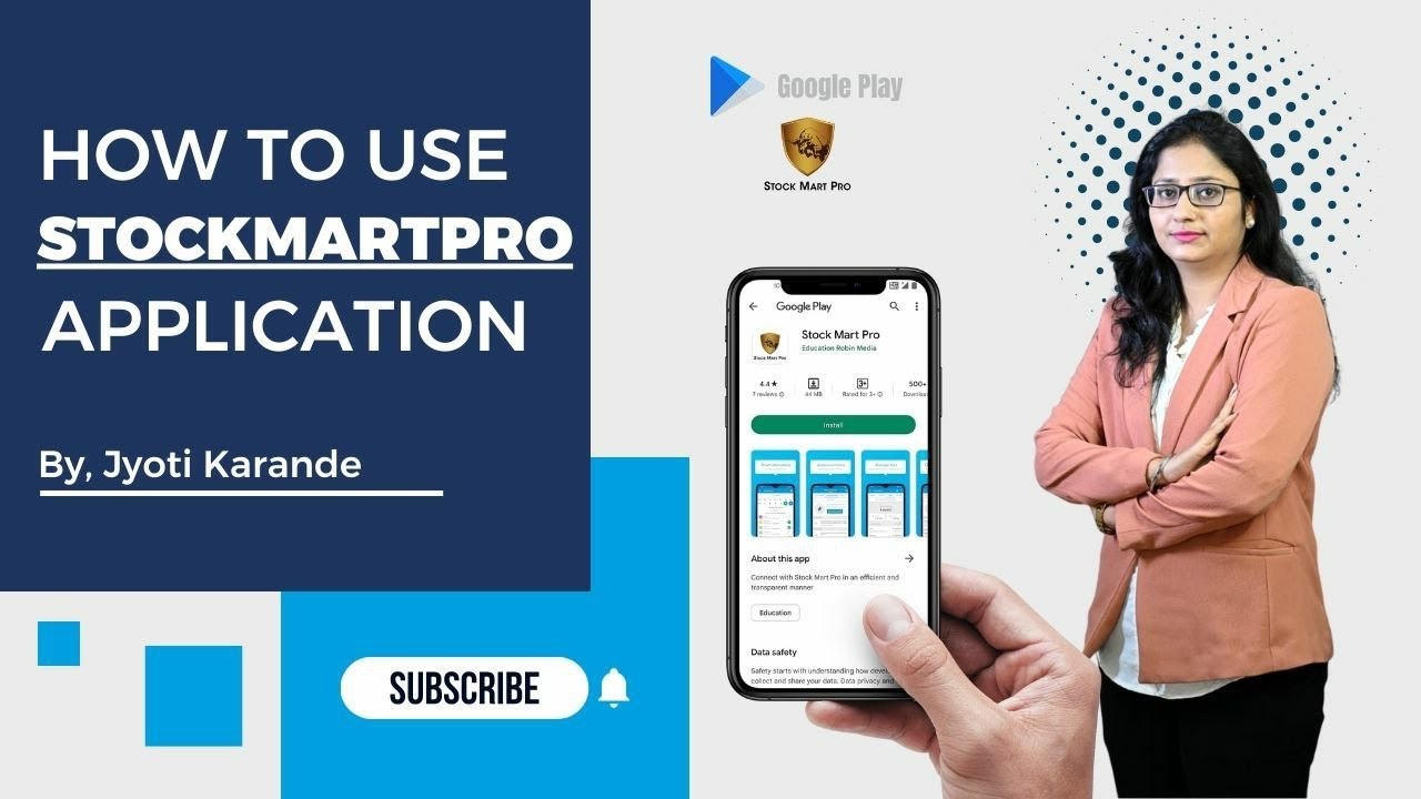 How to Use Stock Mart Pro Application - YouTube