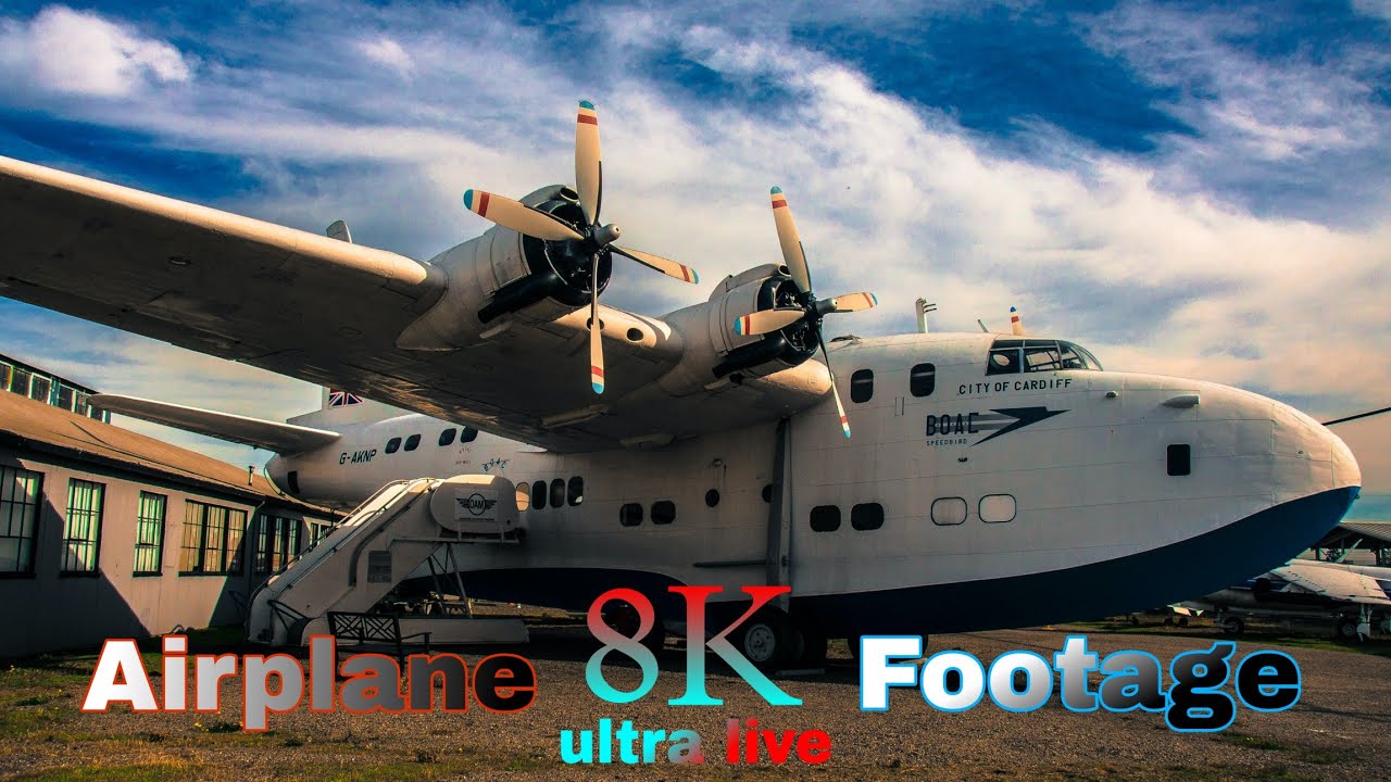 8K Airplane | Airplane 8K Ultra HD | Airplane 8K Video | 8K Ultra Live ...