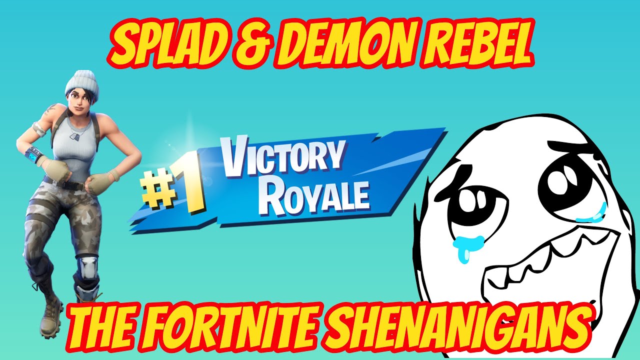 Sleepy Fortnite Shenanigans with Rebel and Splad! NEW Victory Royale ...
