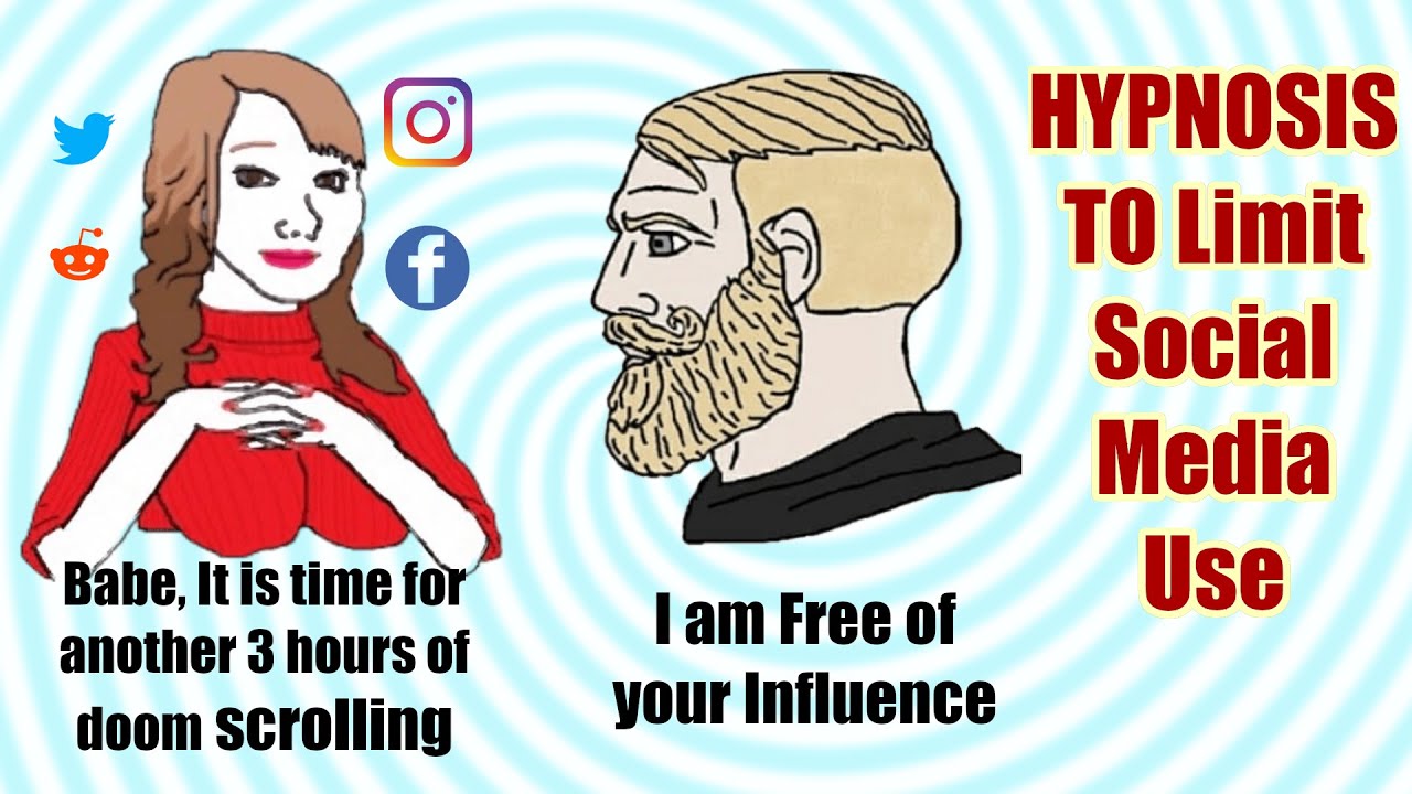 REAL HYPNOSIS to REDUCE SOCIAL MEDIA USE and LIMIT DOOM SCROLLING - YouTube