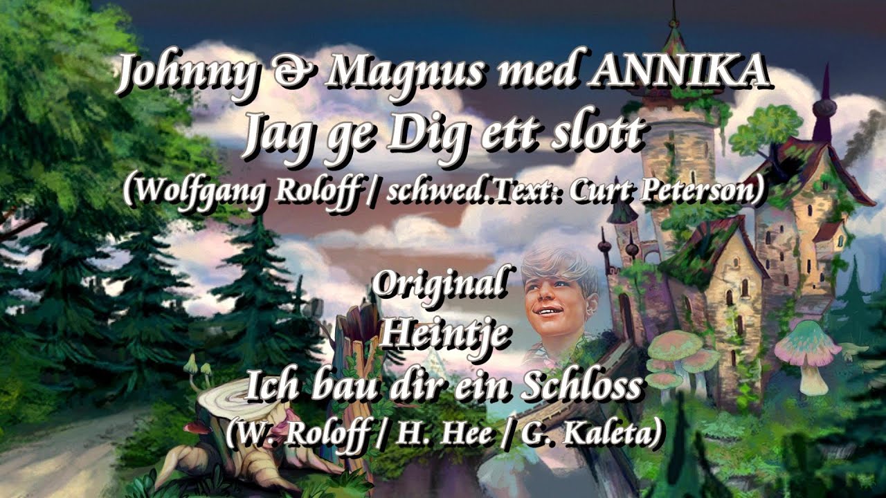 Johnny & Magnus med ANNIKA - Jag ge Dig Ett slott (1976) Original ...