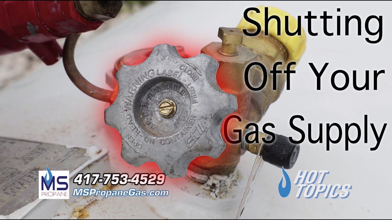 Shutting Off Your Main Gas Line - YouTube