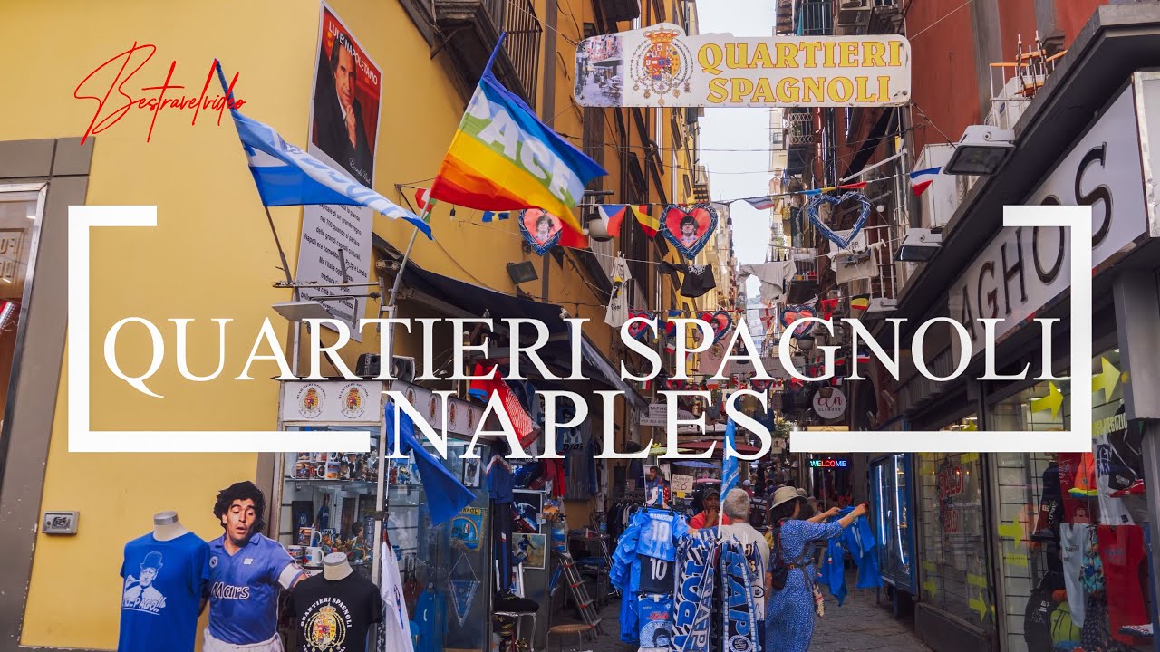 Naples Italy walkthrough Spanish Quarter Quartieri Spagnoli - YouTube