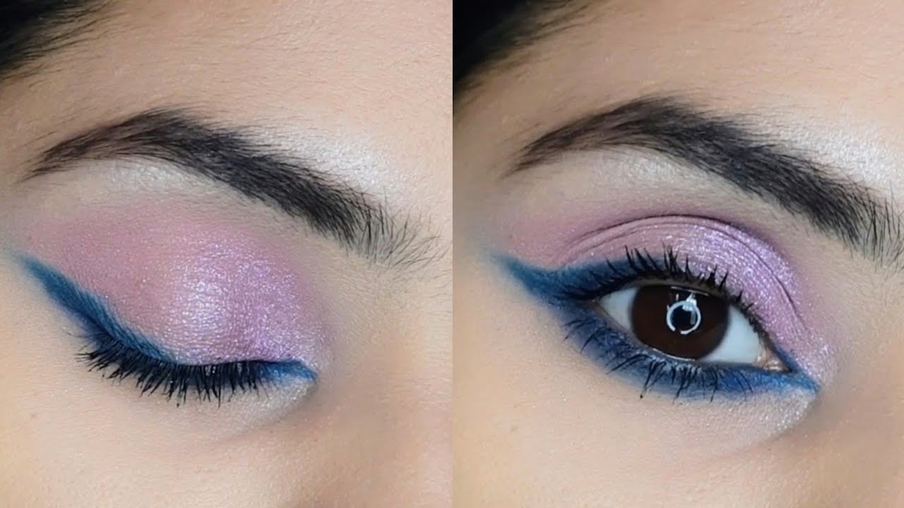 lavender soft glam eyemakeup | step by step lilac eyeshadow tutorial - YouTube