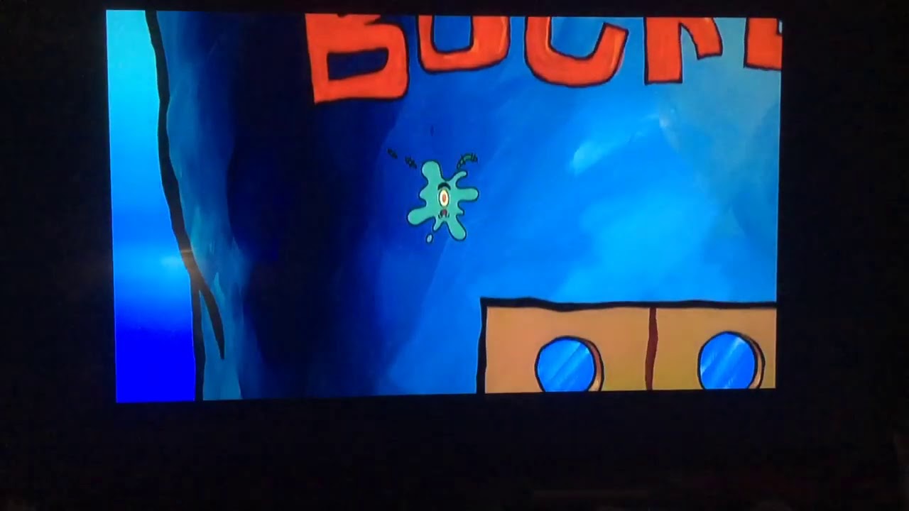 Plankton gets launched by Krabs Countless times, Spongebob Squarepants ...