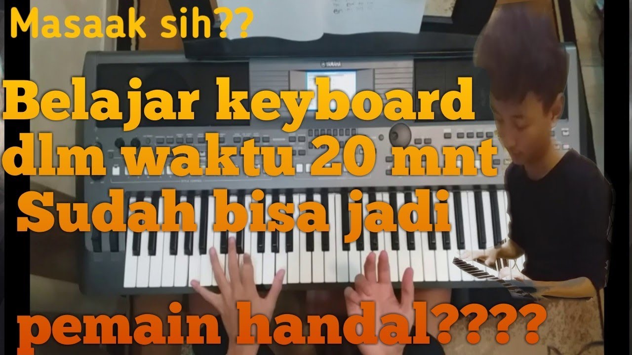 Tips belajar keyboard bagi pemulaa // dasar keyboard dlm waktu 20 mnt ...