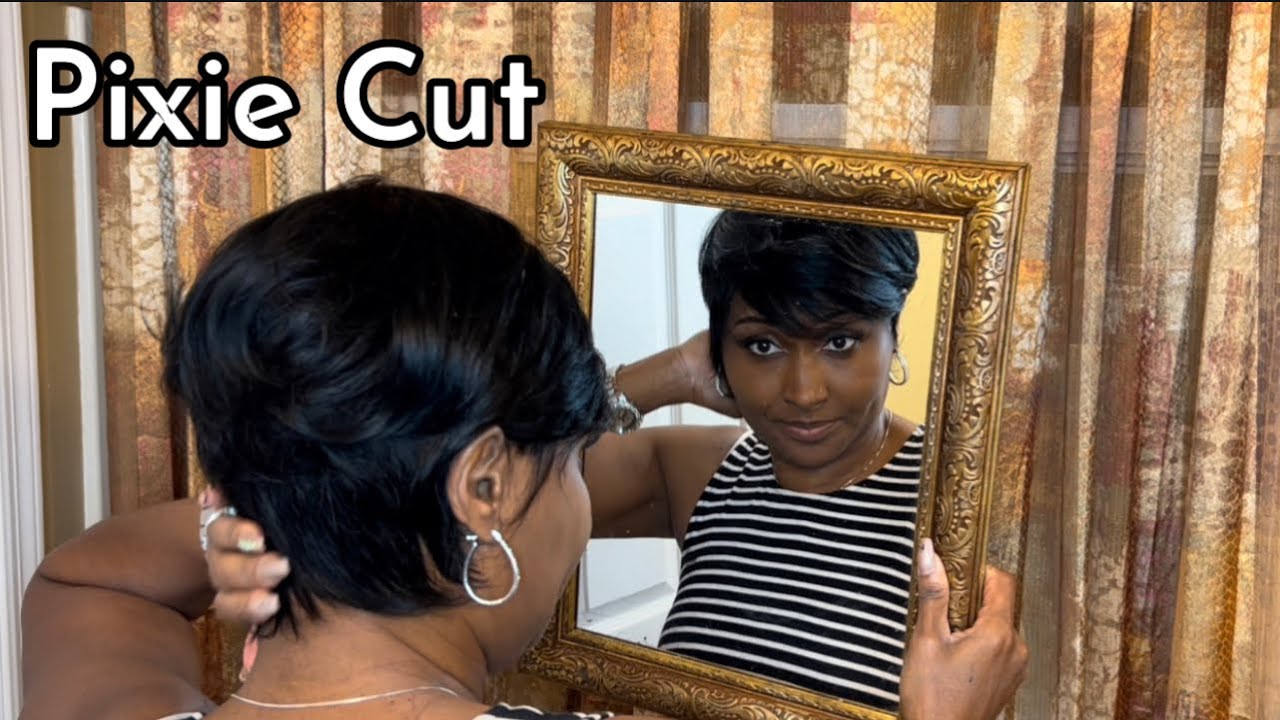 Pixie Cut Quickweave - YouTube