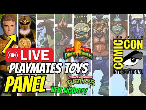 Playmates Toys Panel LIVE – TMNT & Power Rangers New Figures | SDCC 2026