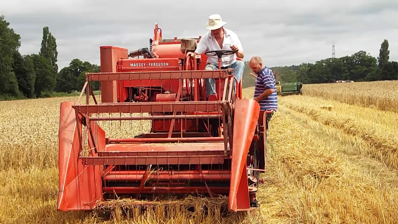 Massey Ferguson Bagger combine. (Please see description for copyright ...