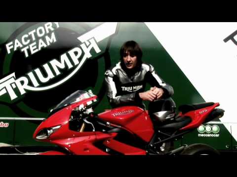 The 2010 Triumph Supersport Test Day - David Lopez on the Daytona 675 ...