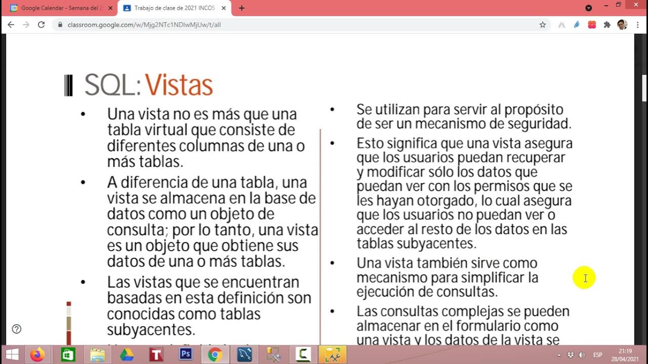 5 SQL Avanzado P1 - YouTube