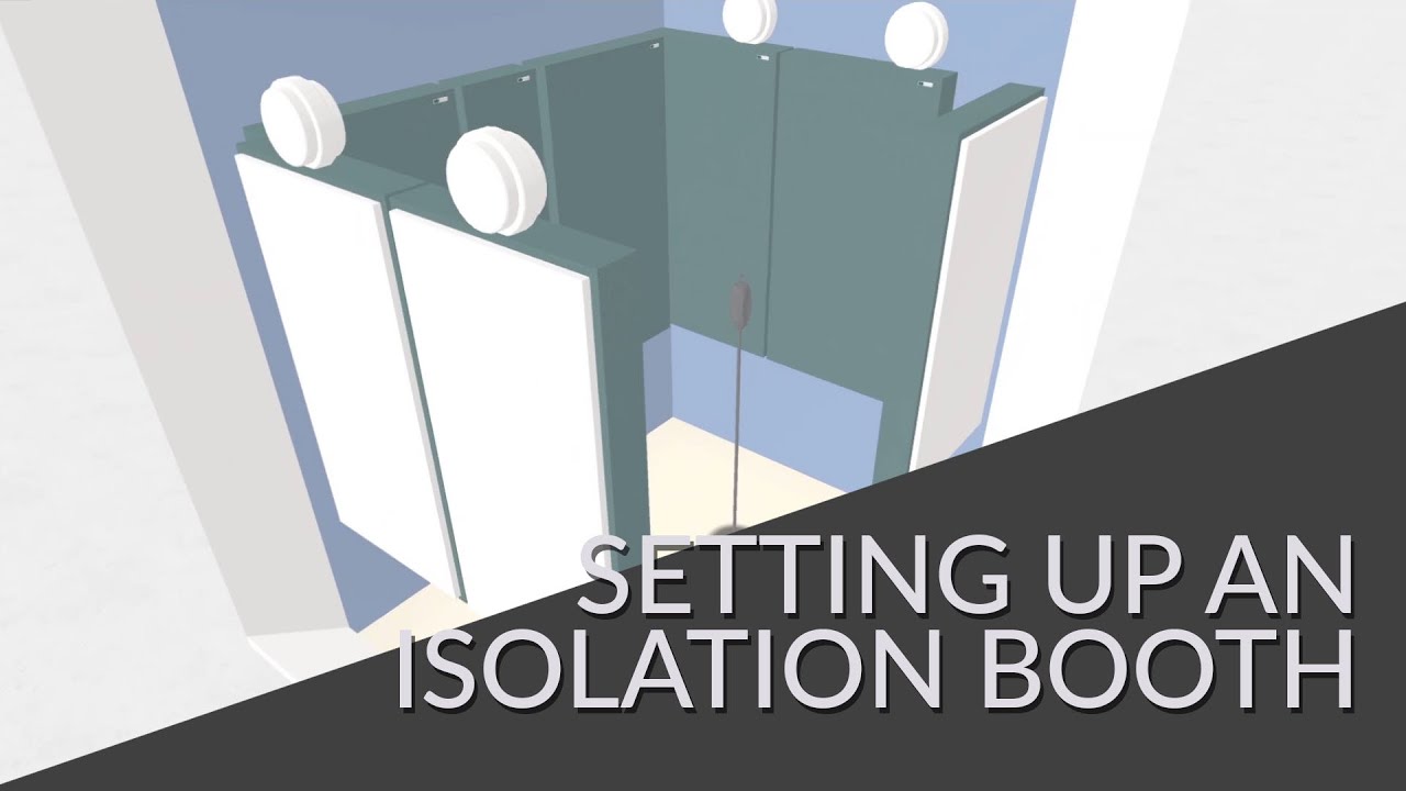 Setting Up an Isolation Booth for Recording - YouTube