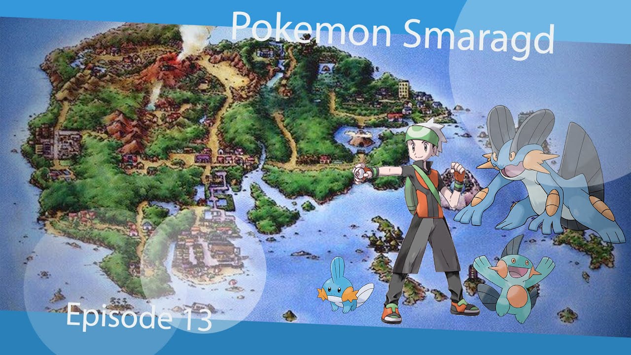 Pokemon Smaragd Edition #13 Doppelkampf in Moosbach City - YouTube