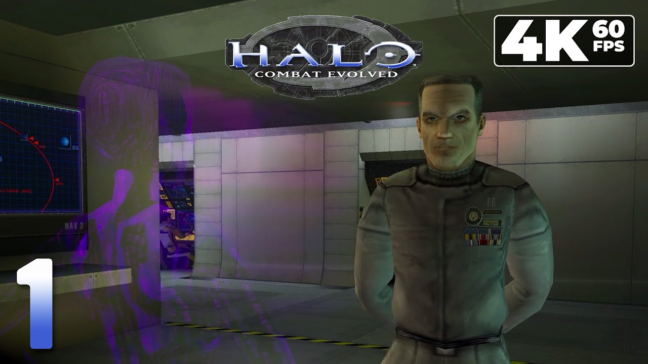 Halo: Combat Evolved (PC) Original - 4K60 Walkthrough Mission 1 - The ...