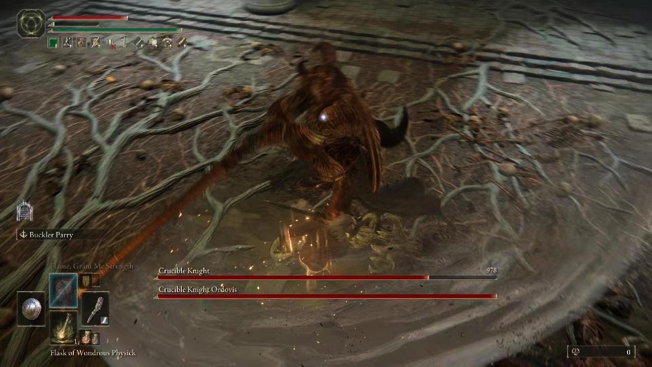 ELDEN RING_Wretch vs Crucible Knight Duo - YouTube