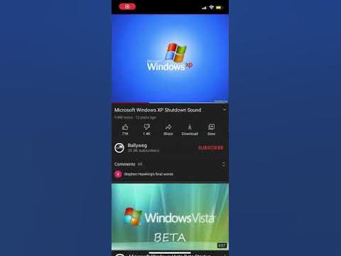 The legendary Windows XP shutdown sound - YouTube