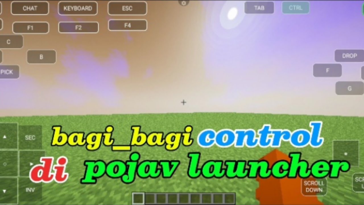 cara pasang control di pojav launcher - YouTube